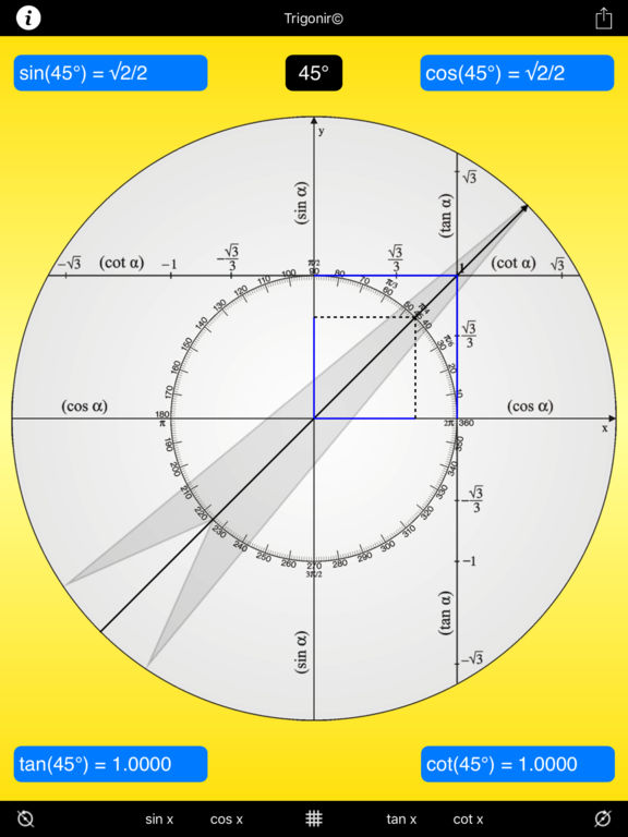 Trigonir - learning aid for trigonometry on the App Store