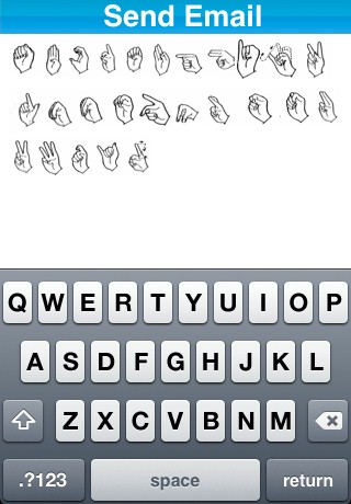 App Shopper: SIGN language Email Keyboard (Social Networking)