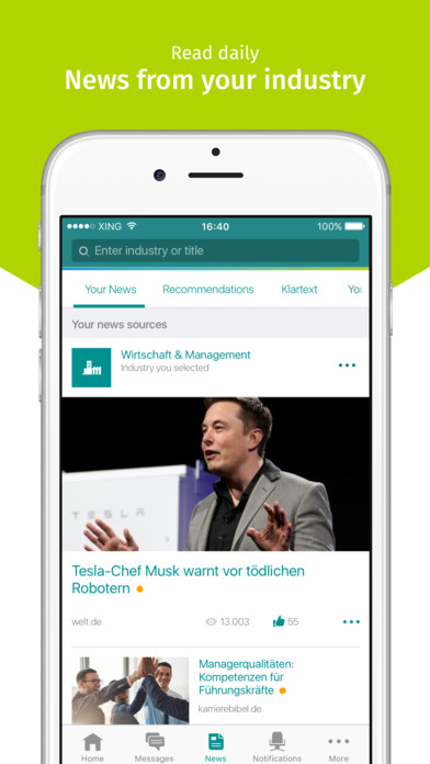 XING on the App Store
