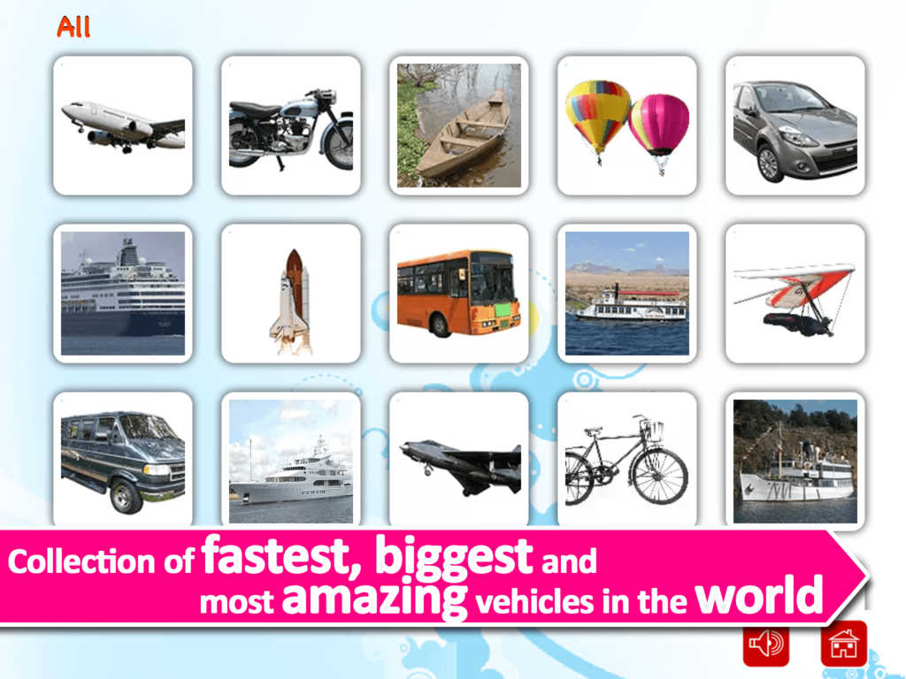 App Shopper: Vehicle sounds for kids: Learn land, air and water ...