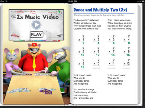 Multiplication Rap by Rock 'N Learn on iBooks