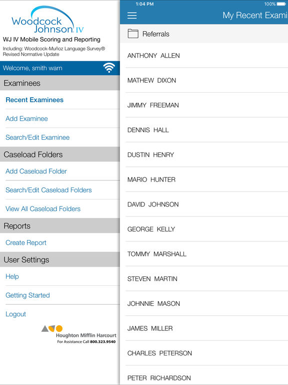 WJ IV Scoring & Reporting - AppRecs