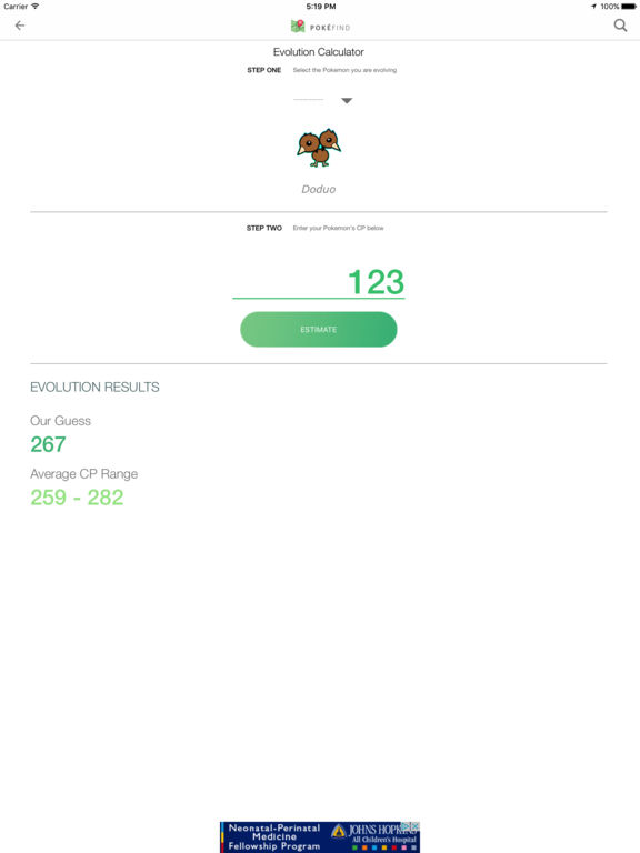 PokéFind - IV & CP Calculator and Map for Poké GO Tips, Cheats, Vidoes ...